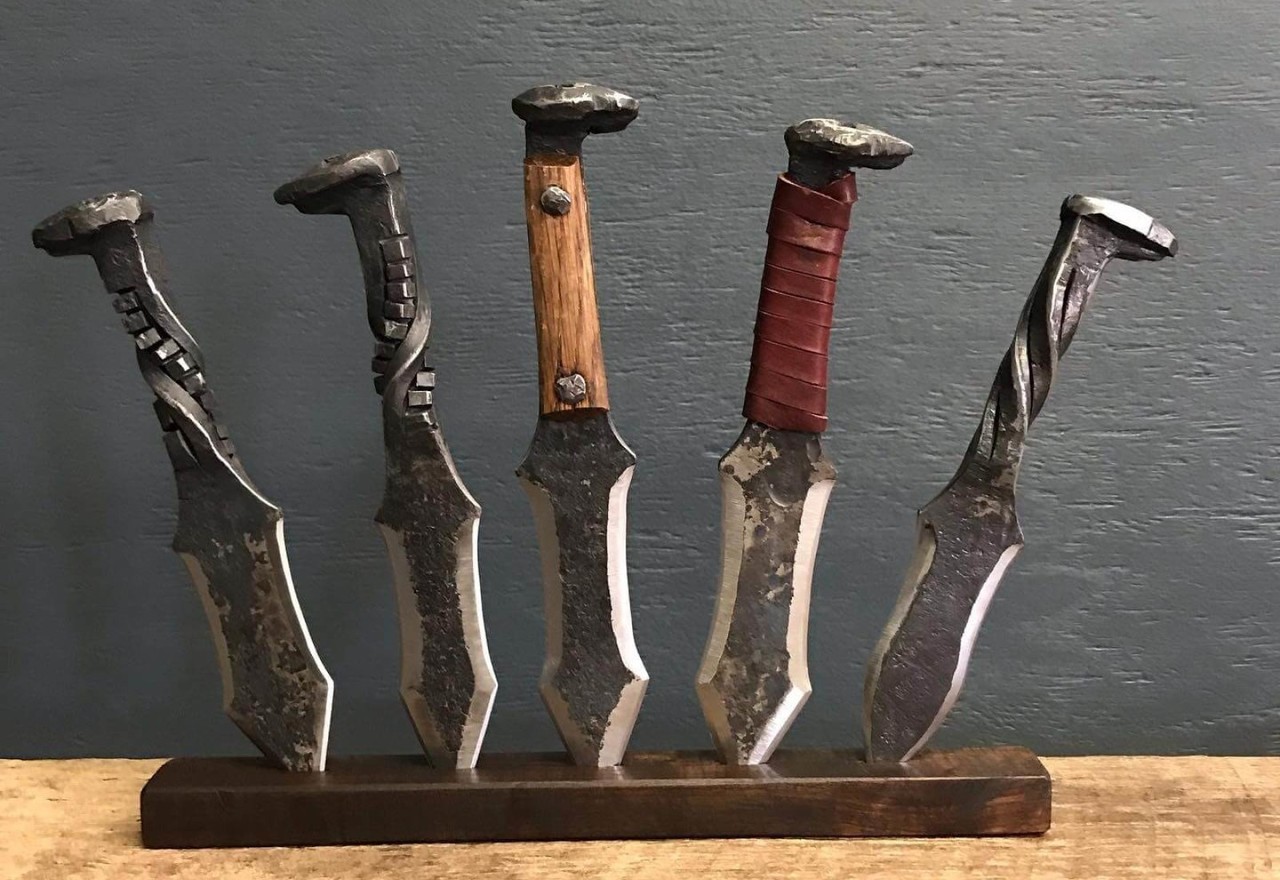 Hand-Forged Spartan Knives | Joshua Meyer Art