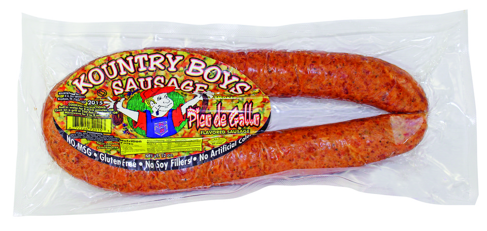Smoked Pico De Gallo Kountry Boys Sausage smoked-pico-de-gallo-kountry-boys-sausage